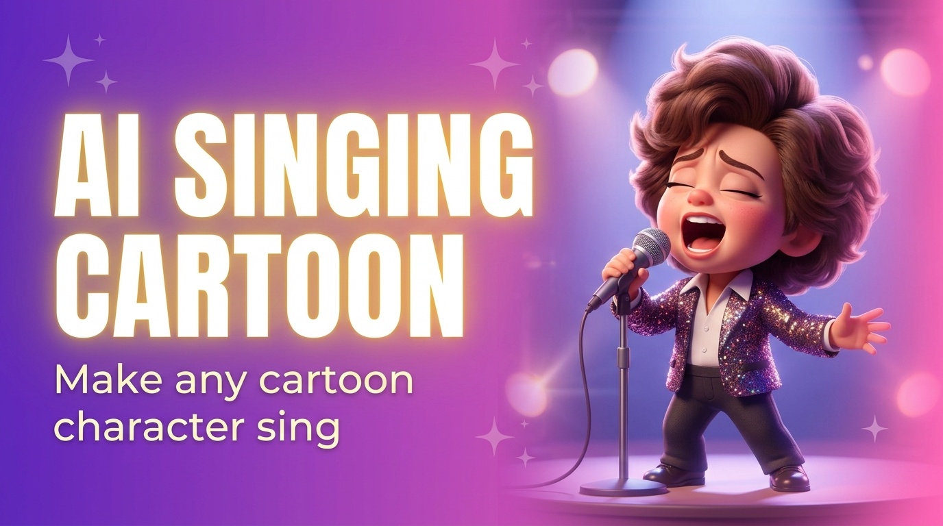 AI Singing Cartoon — Make Cartoon Characters Sing | LipSync Video